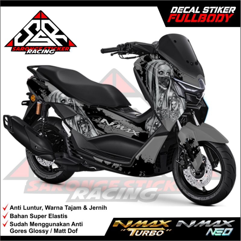 Yamaha nmax neo turbo 2024 full body striping sticker Decal, nmax turbo ...