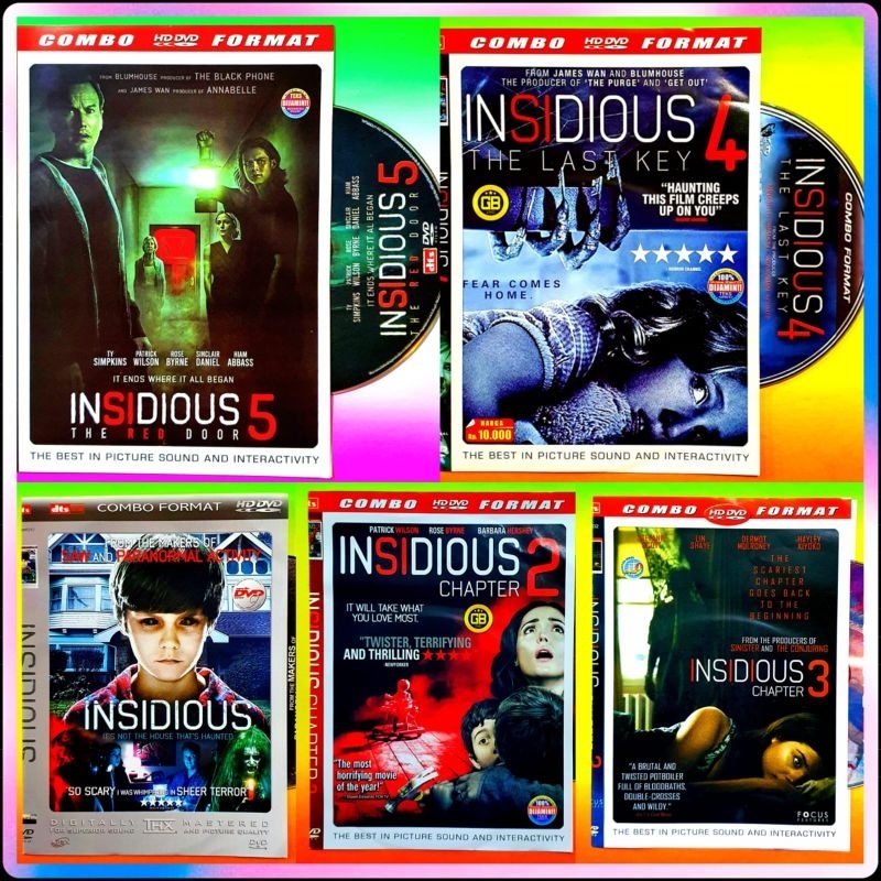 Latest INSIDIOUS DVD CASSETTE COMPLETE 1-5- COMPLETE FULL BOX-INSIDIOUS ...