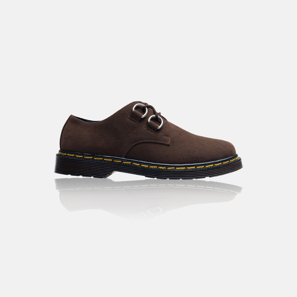 D-ring Derby Shoes | Vale Brown | Walkvibes | Shopee Malaysia