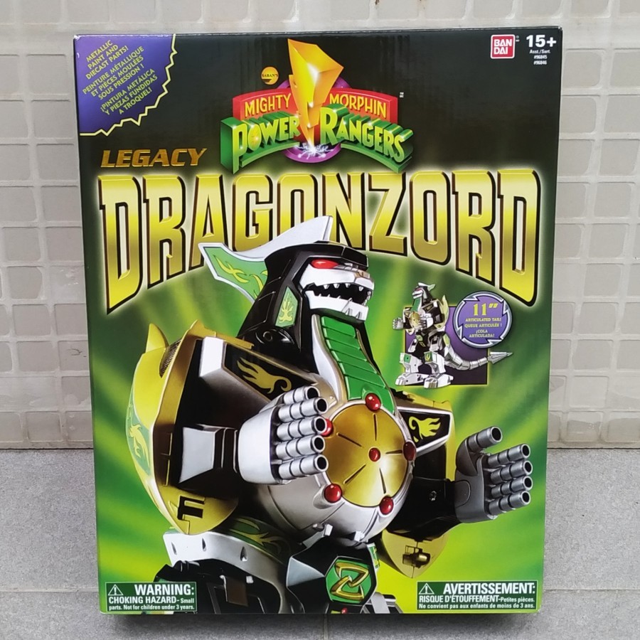 Bandai MMPR LEGACY DRAGONZORD MIGHTY MORPHIN POWER RANGERS DRAGON ZORD ...