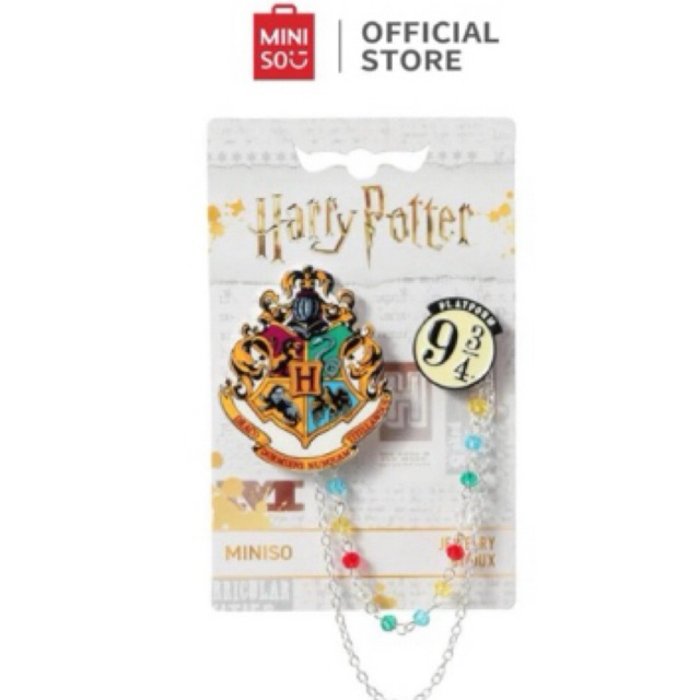 Miniso Harry Potter Brooch Gryffindor Hogwarts Hufflepuff Ravenclaw ...