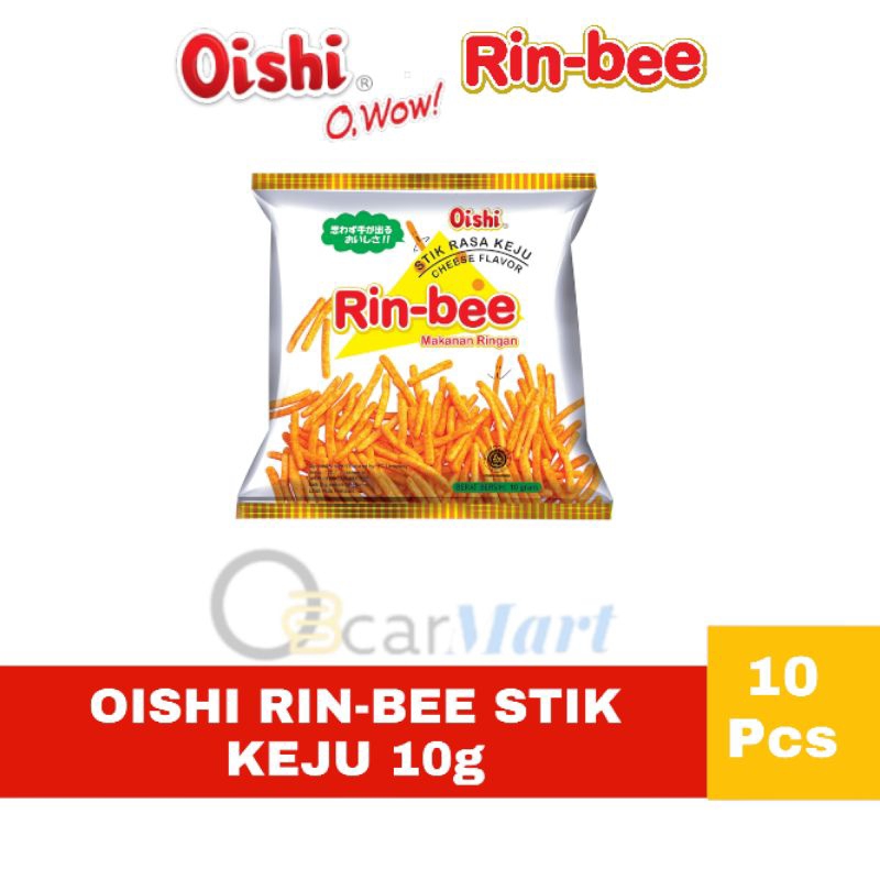 Oishi RINBEE Cheese Sticks Renceng contains 10 Oscarmart | Shopee Malaysia