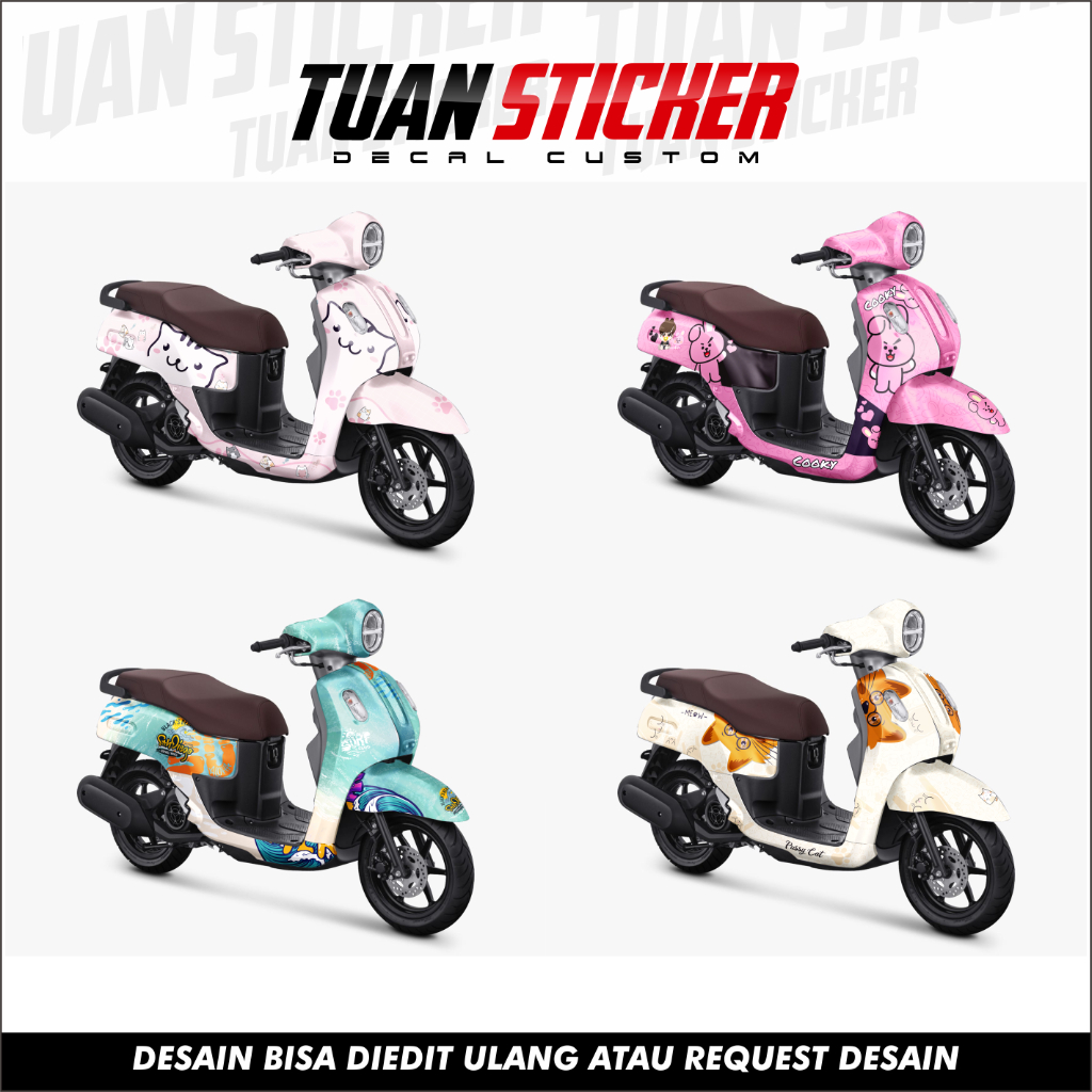 Yamaha Fazzio Fazio Full Body Striping Sticker Decal Design. You can ...