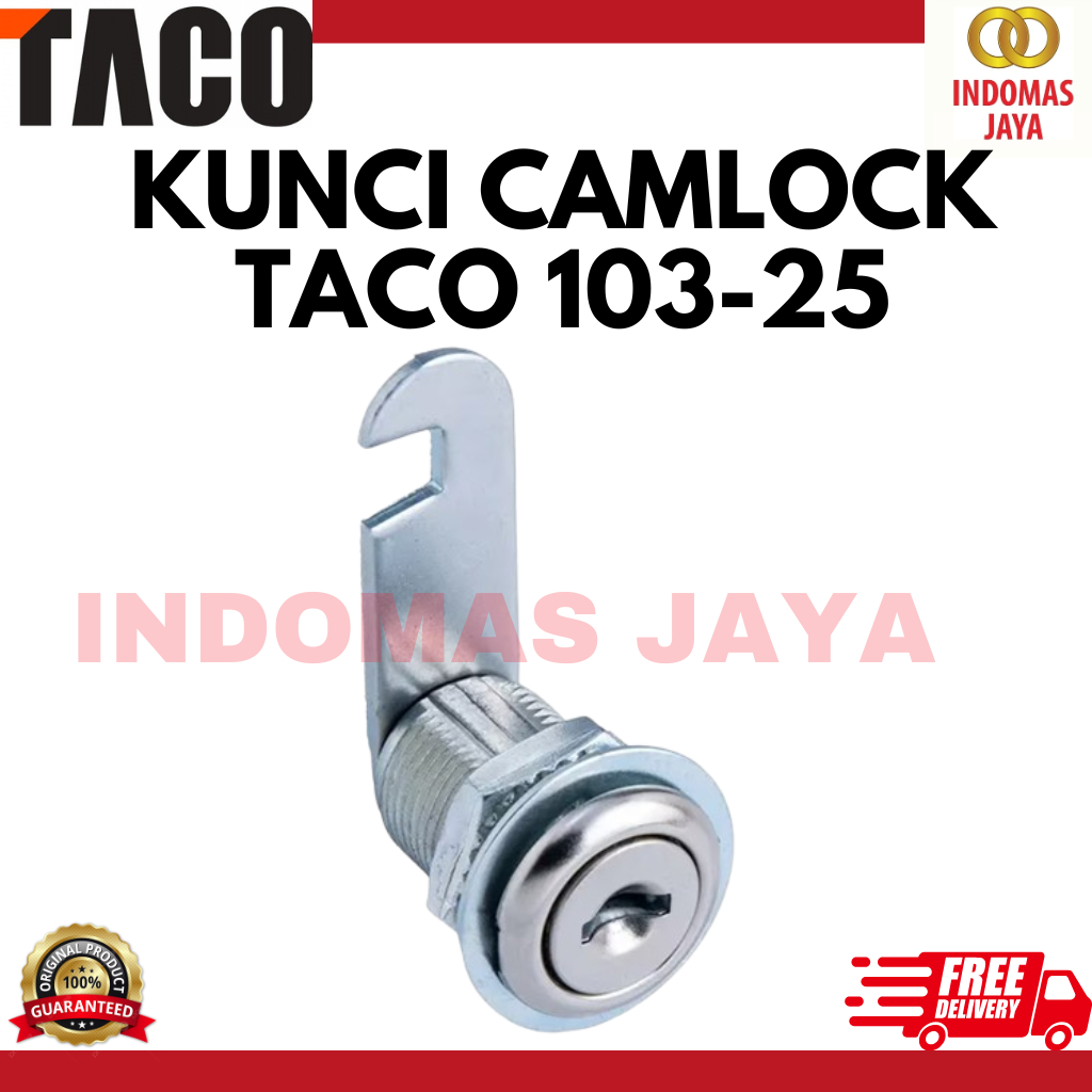 Camlock Taco 103-25 Key / Locker Key / TL 103 Taco Drawer Lock - 25MM ...