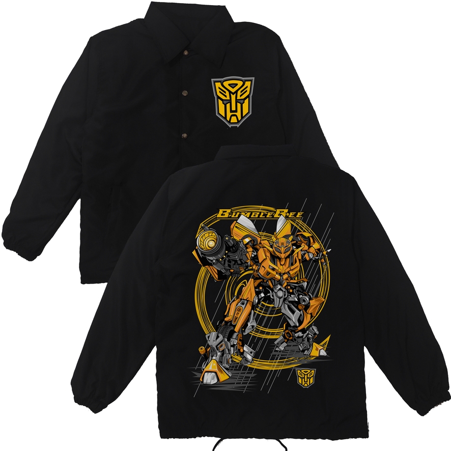 Windbreaker BUMBLE BEE OPTIMUS PRIME TRANSFORMERS COACH JACKET | Shopee ...
