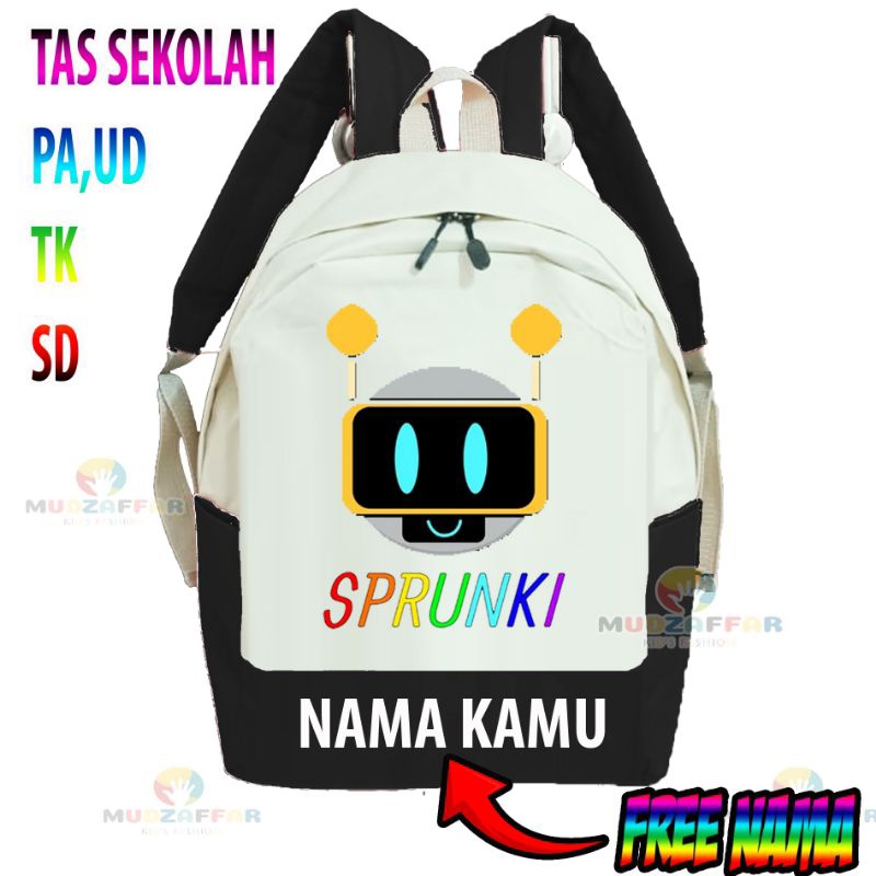 BACKPACK FOR PRESCHOOL CHILDREN KINDERGARTEN PRIMARY SCHOOL SPRUNKI ...