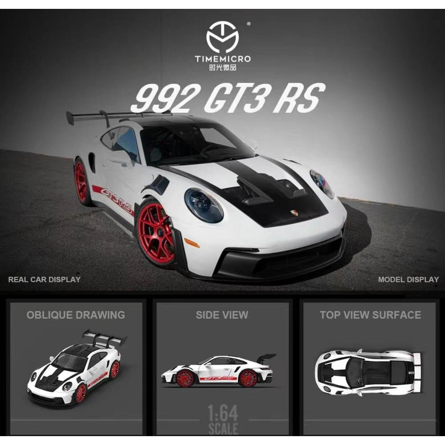 DIECAST TIME MICRO PORSCHE GT3 RS 992 TIME MICRO LIMITED EDITON PORSCHE ...