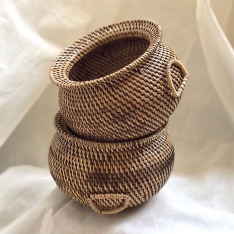 Kyara Jar | Rattan Jar Without Lid | Handmade Rattan Jug | Shopee Malaysia