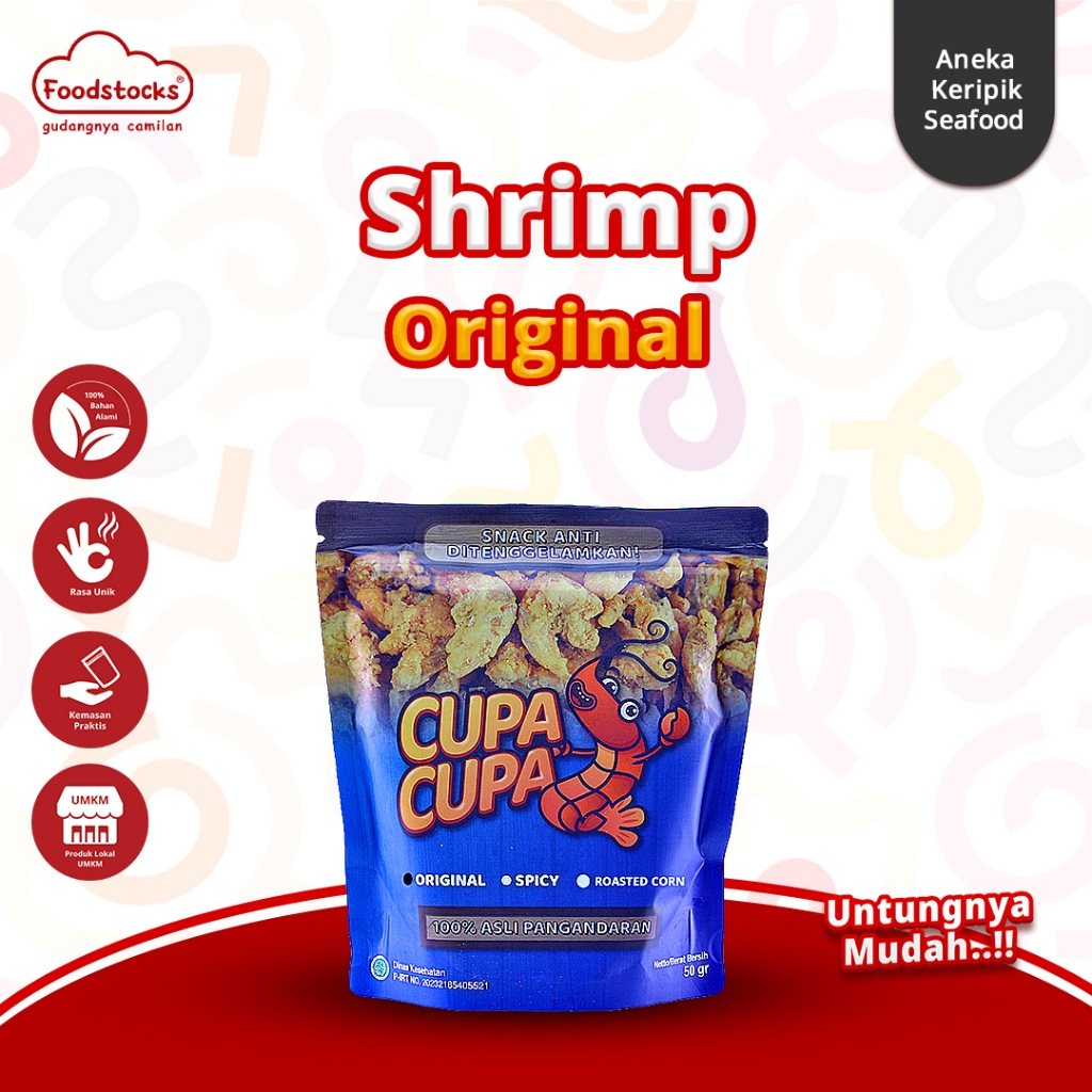 Crispy Shrimp Crispy Shrimp Cupa Seafood Snack Typical of Pangandaran ...