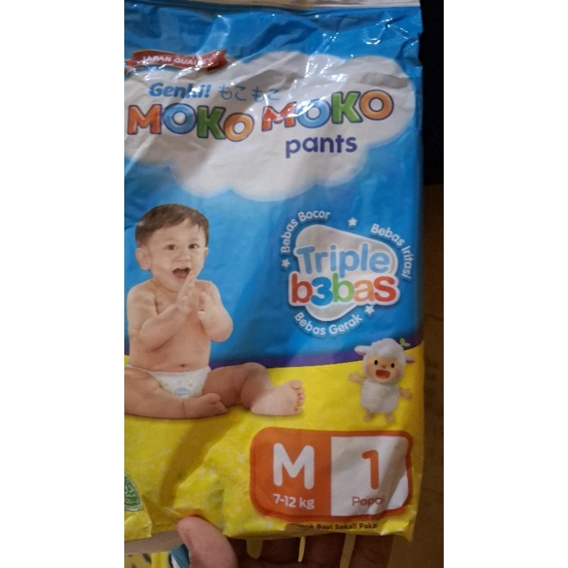 Moko Moko pants Japanese genki diapers Size M unit | Shopee Malaysia