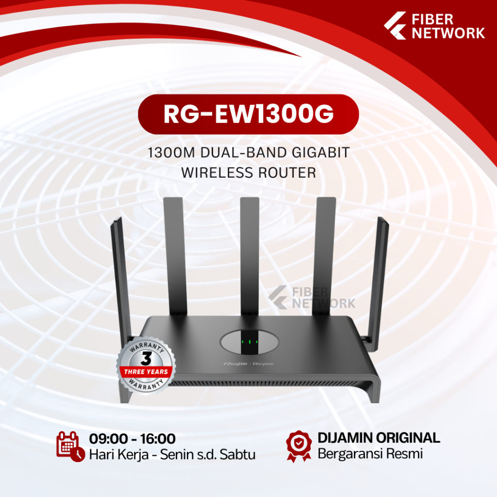 RG-EW1300G RUIJIE REYEE 1300M DUAL BAND GIGABIT WIRELESS ROUTER ...