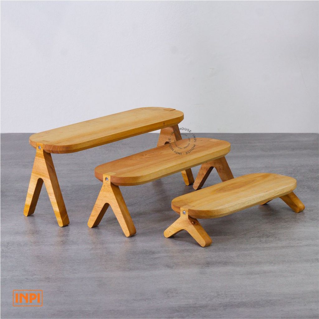 KAYU Wooden Ladder Stacking Rack Product Display Base | Shopee Malaysia