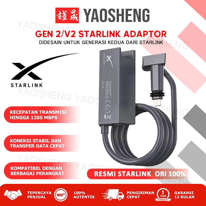 Original Starlink Ethernet Adapter for Starlink Gen 2 LAN Adapter ...