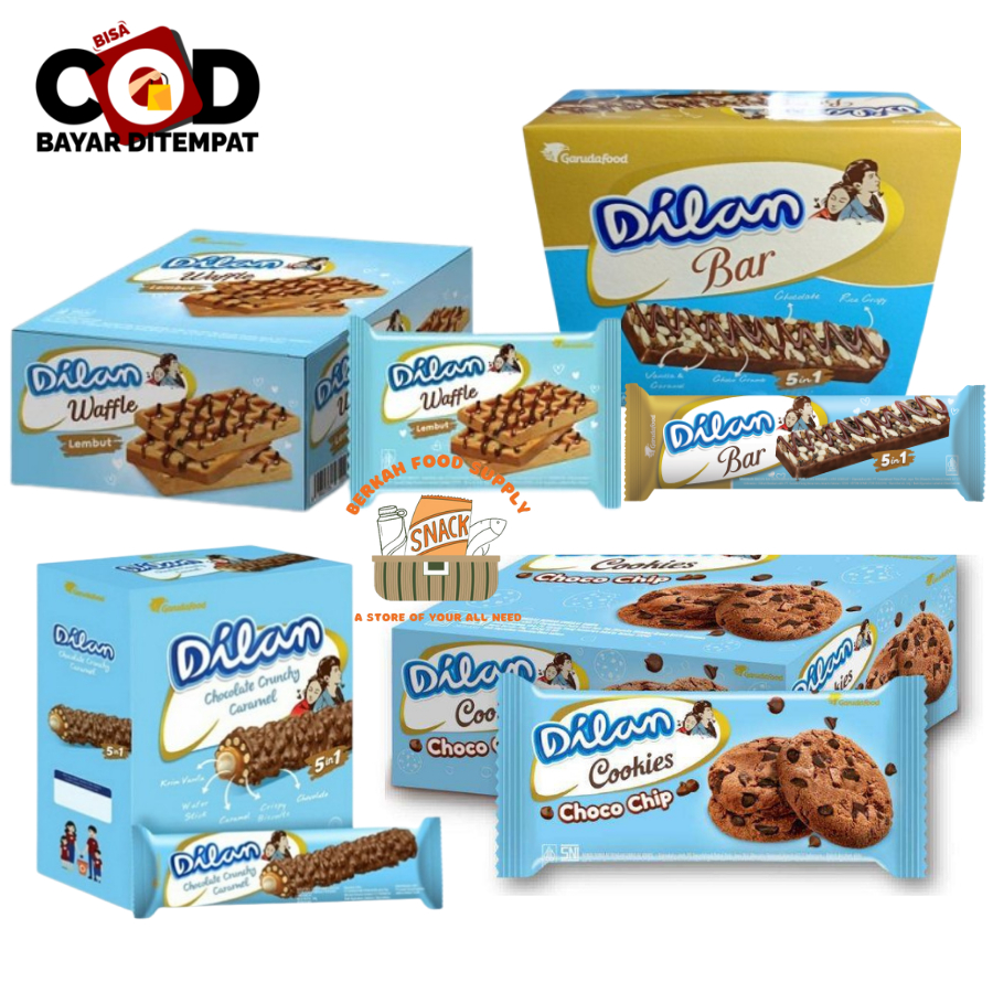 (BLESSING) Dilan Chocolate Crunchy Caramel Wafer Stick Vanilla Cream ...
