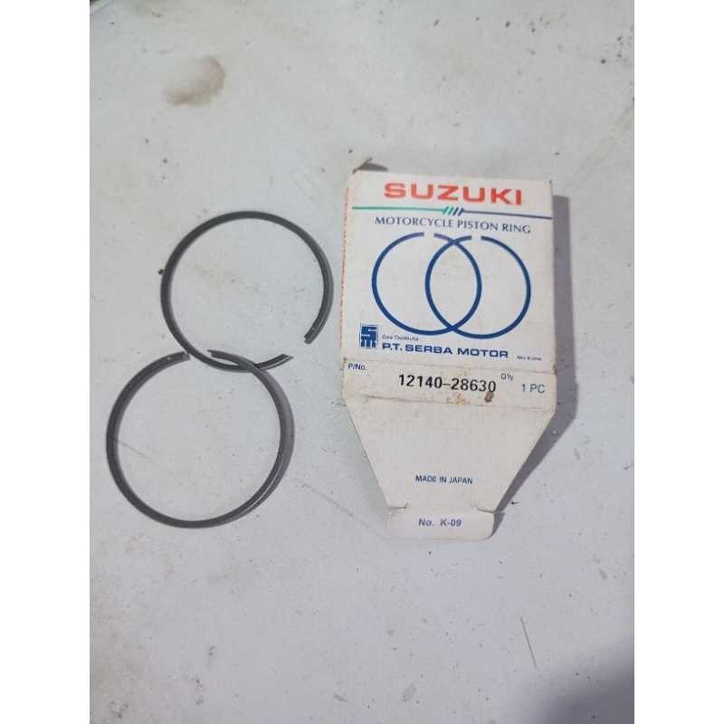 Piston Ring A100 STANDARD THIN STANDARD piston Ring seker Nos SUZUKI SERBA 12140-28630 made in ...
