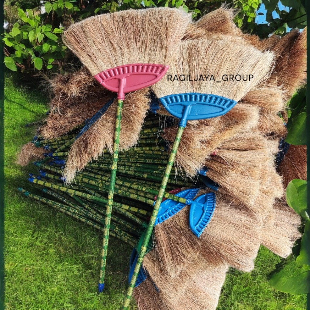 Coconut FIBER PRESSED IJUK BROOM / SEPET TEPES BROOM / TRADITIONAL ...
