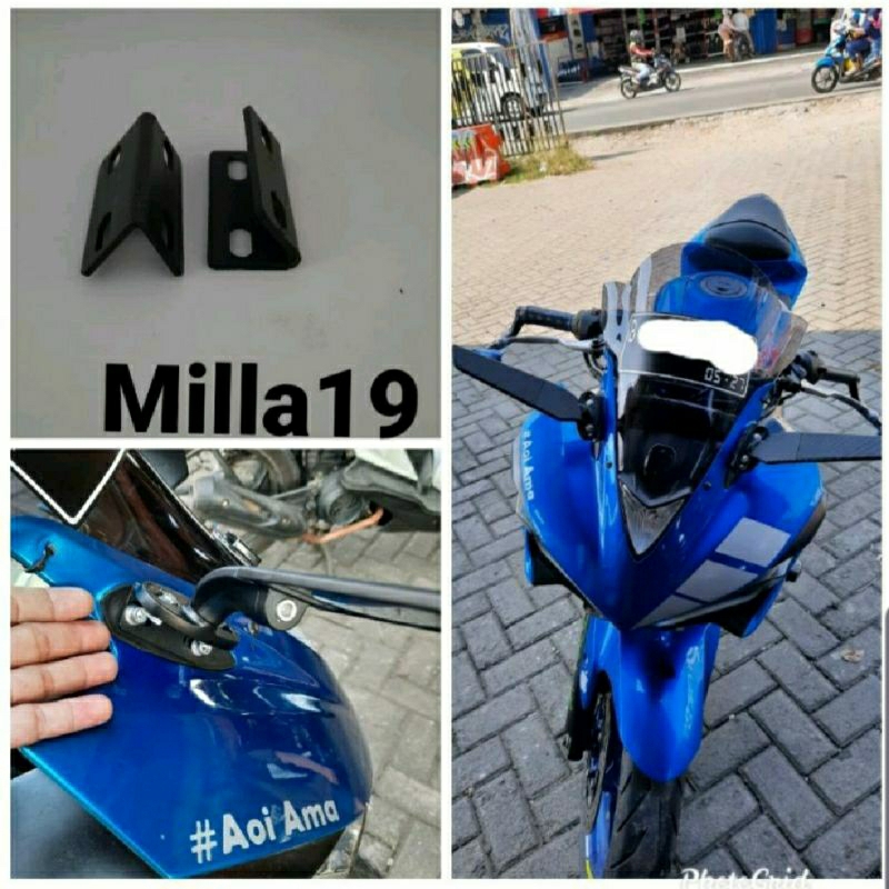 R25 Rear View Mirror Bracket Tomok Winglet Elise Motorcycle Fairing ...