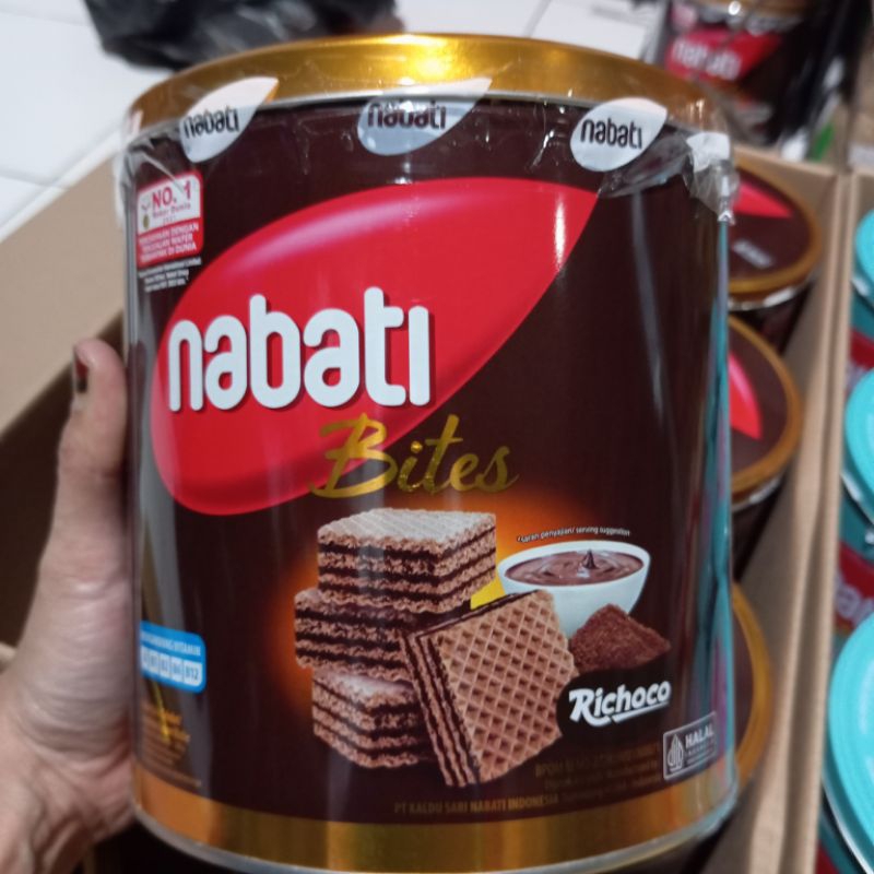 Nabati richoco chocolate canned wafers - chocolate bites | Shopee Malaysia