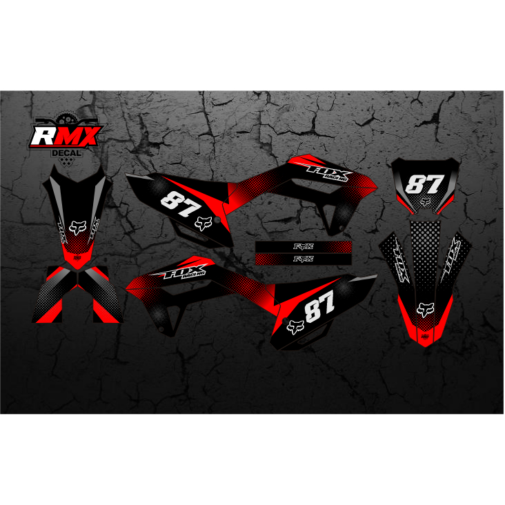 PUTIH HITAM MERAH HIJAU Decal CRF 450 R 2021 FULLBODY (001) STICKER ...