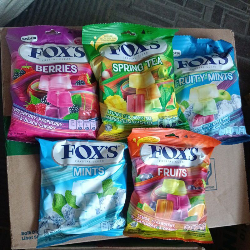 Fox's candy 90g 1 box contains 24 pcs | Shopee Malaysia