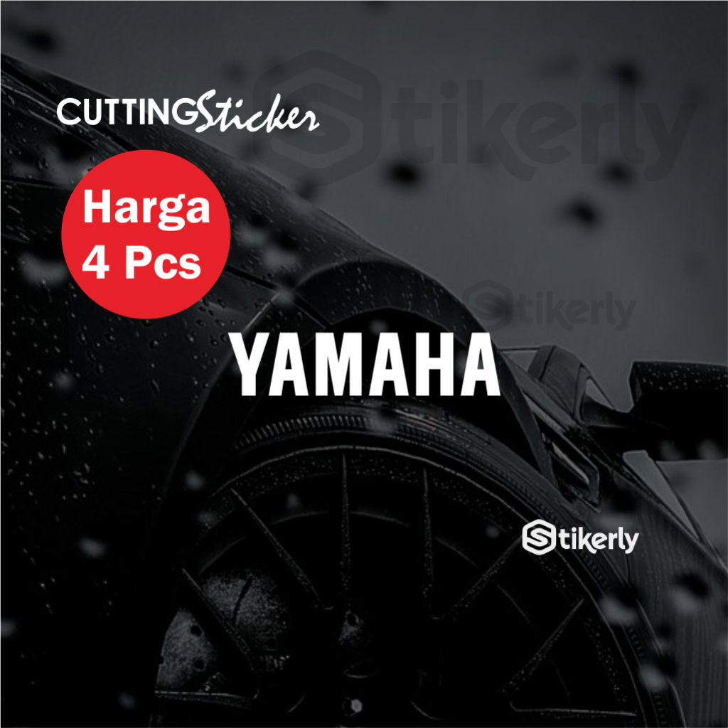 Yamaha Cutting Sticker - Package of 4 Cool Designs for Your Motorcycle ...