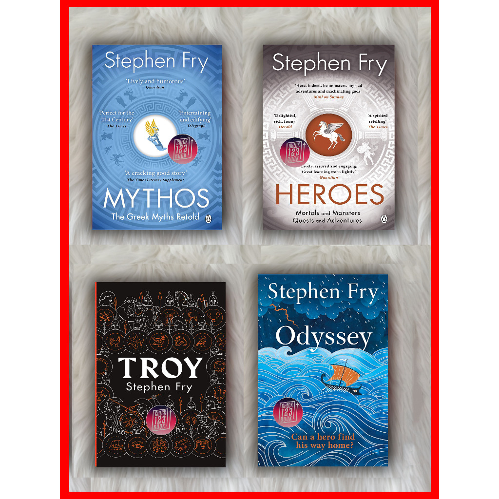 Stephen Fry's Greek Myths HARDCOVER (Mythos - Heroes - Troy - Odyssey ...