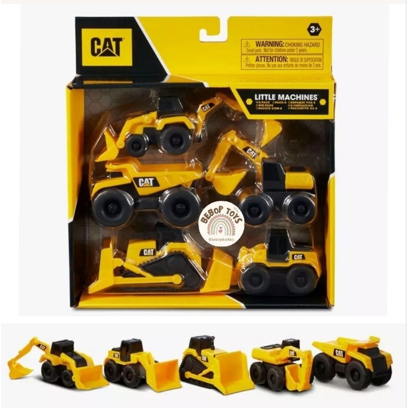 [GET 5 CARS!] Caterpillar LITTLE MACHINES 5-PACK Original paint toy car ...