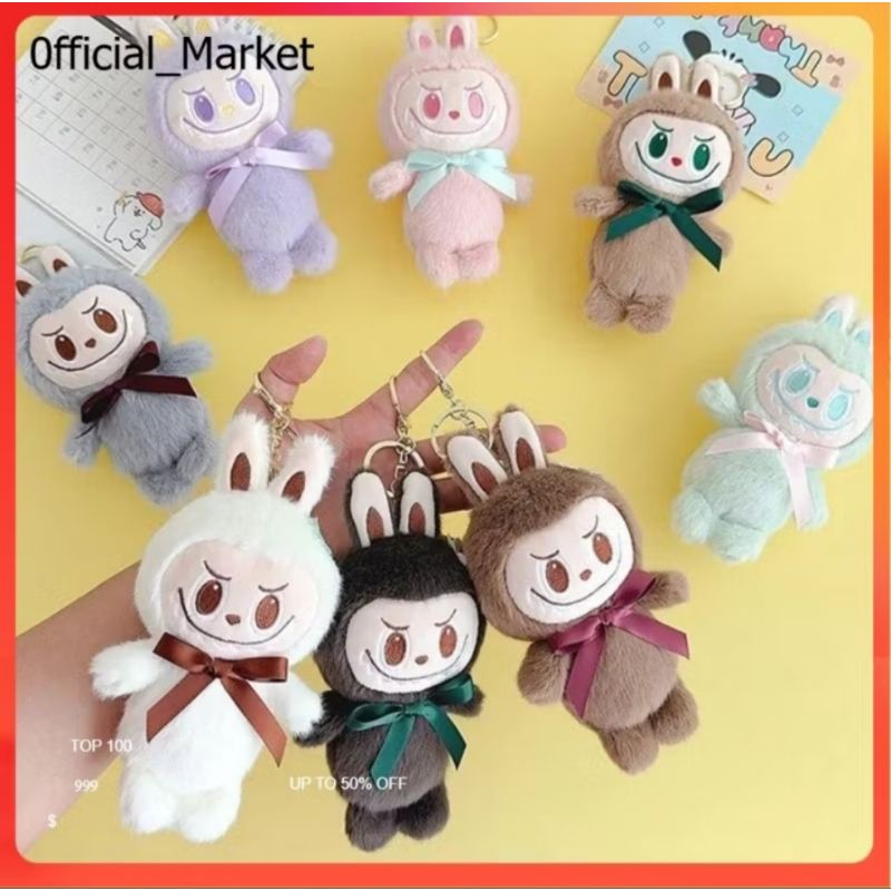 Labubu The Monster Exciting Macaron Labubu Keychain | Shopee Malaysia