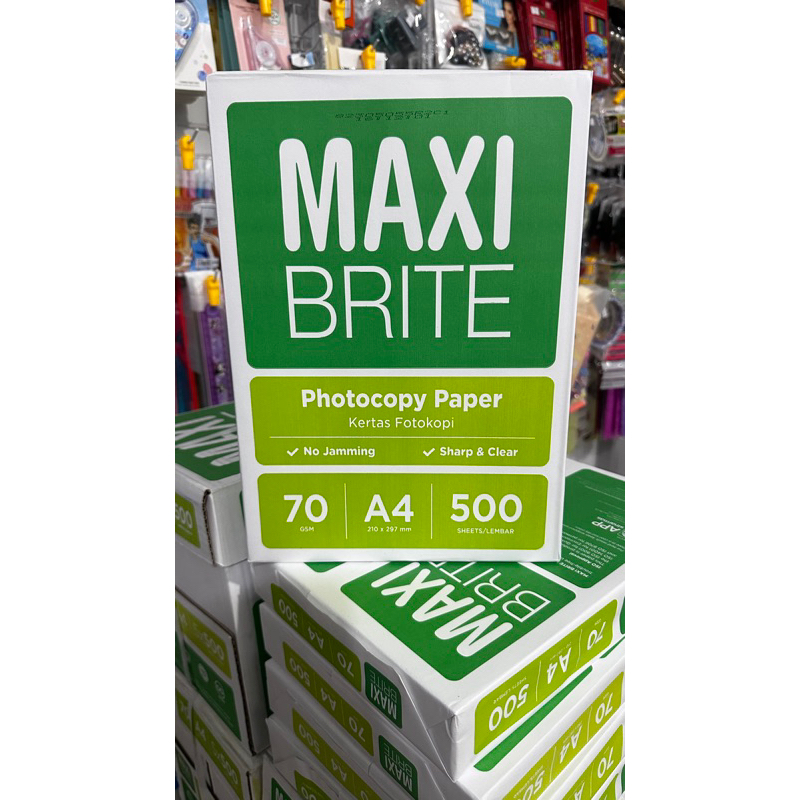 Hvs Maxi Brite Photocopy Paper 70 gr A4 Photocopy Paper contains 500 ...