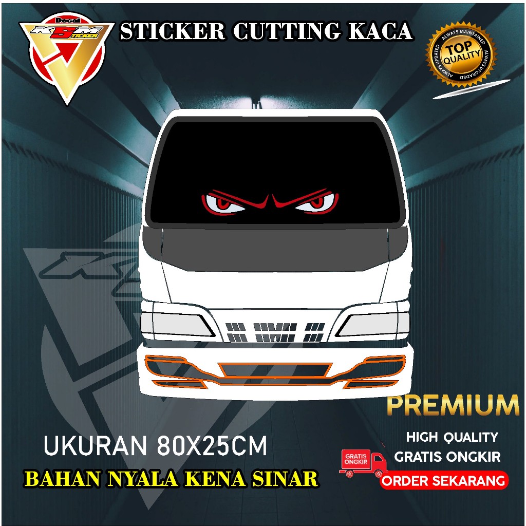 MATA Eye MOTIF TRUCK WINDSHIELD CUTTING STICKER | Shopee Malaysia