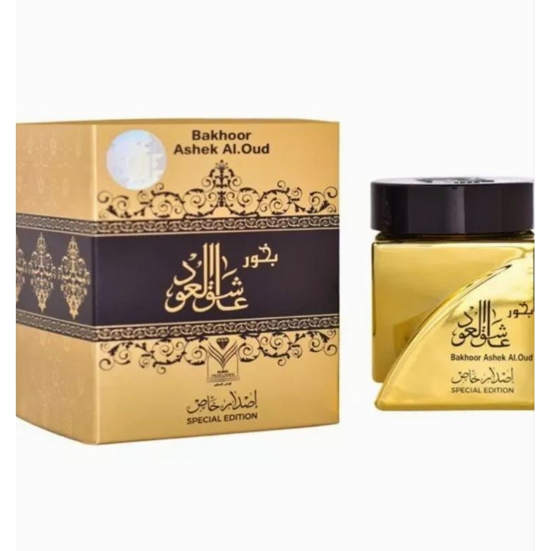 BAKHOOR ASHEK AL OUD GOLD SPECIAL EDITION ORIGINAL ALMAS 30g | Shopee Malaysia