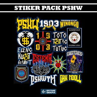 PSHW WINONGO Vinyl Sticker Pack for Laptop Helmet Tumblr Case Sticker ...