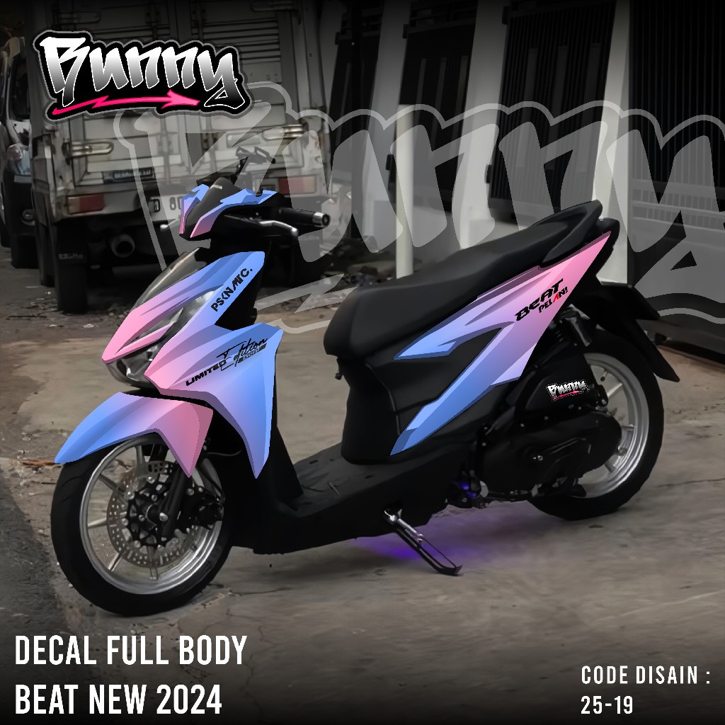 Newest Decal Sticker Honda Beat CBS STREET Smart Key Remote Full body ...