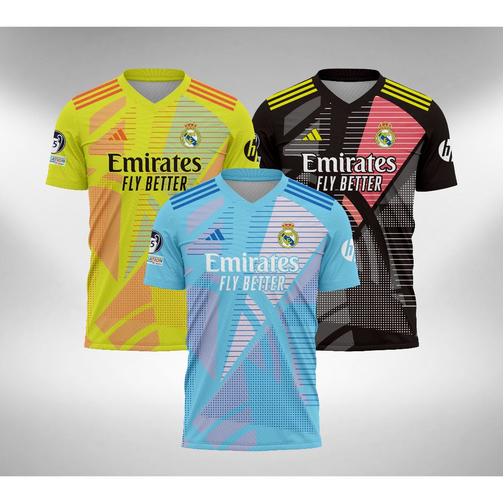 Madrid Jersey 2024 2025 GK GOALKEEPER | Shopee Malaysia