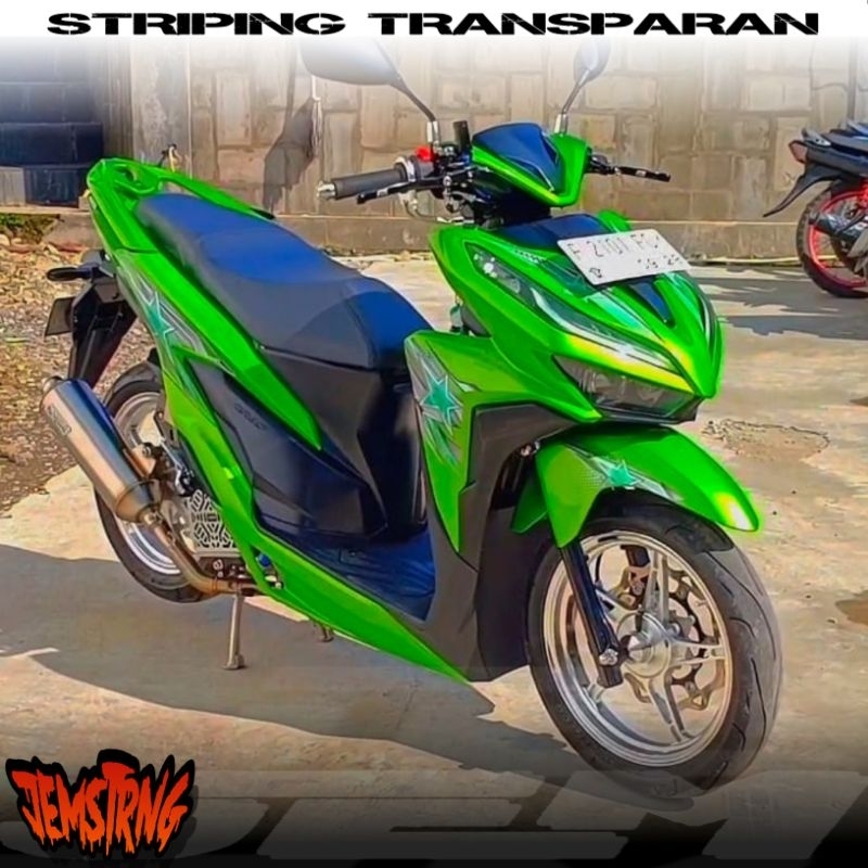 Striping VARIO NEW 125 150 TRANSPARENT VARIO CLICK CUSTOM STAR | Shopee ...