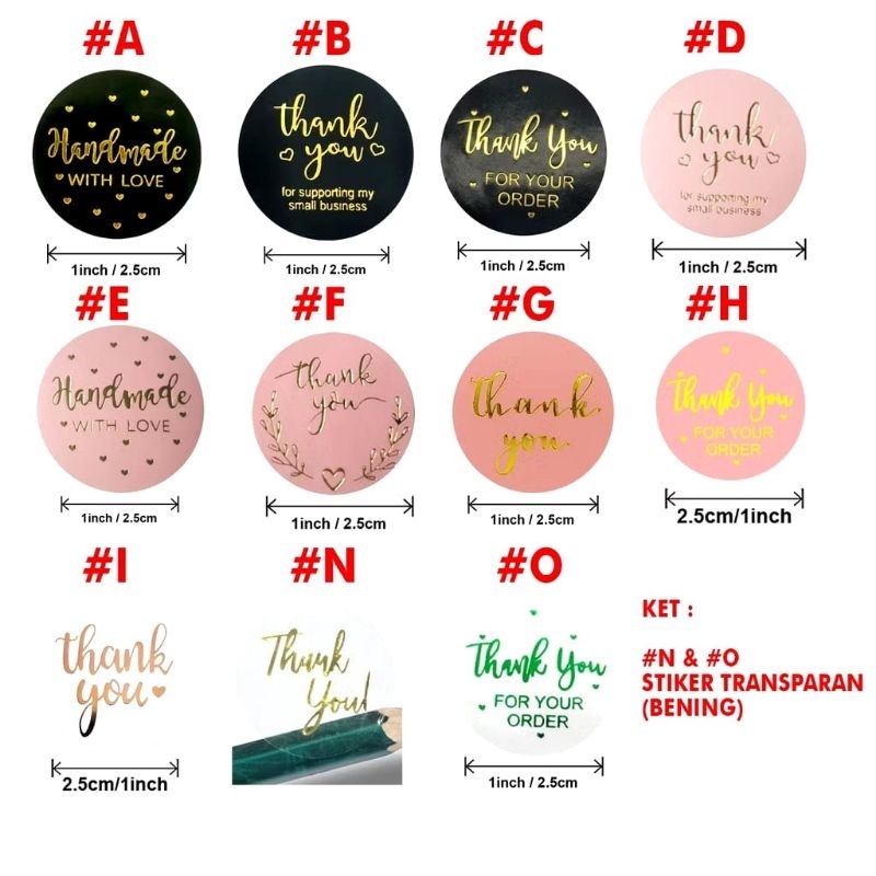 Thank YOU Sticker CONTENTS 50PCS Food Label Stickers Jar Stickers ...