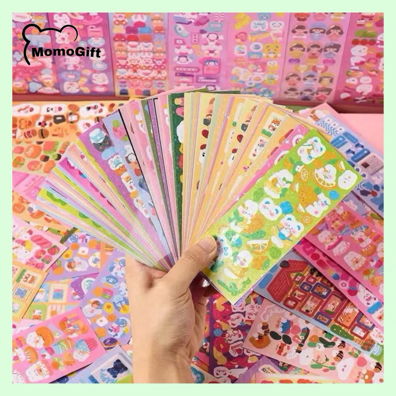 GANTUNGAN 100 Sheets of DIY Acrylic Hanger Pack Decor Sleeve Photocard ...