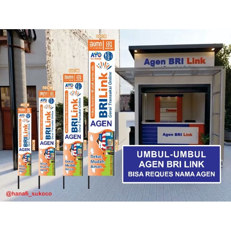 Bri Flag BRI link BRI pennant link UNIT | Shopee Malaysia