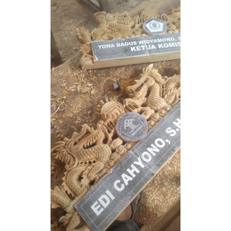 KAYU Additional Custom Handle and Nameplate/ Additional Teak wood ...