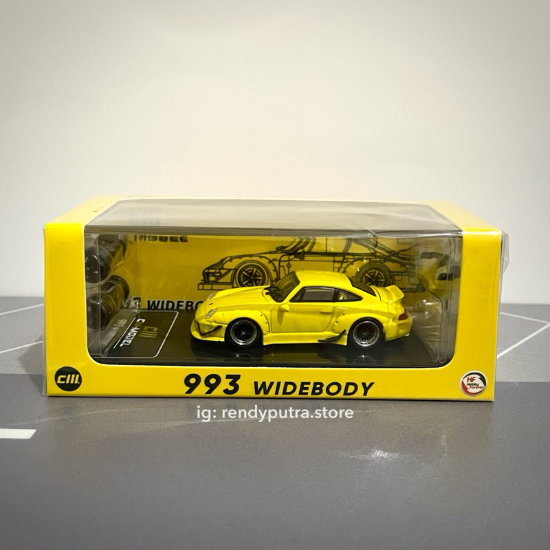 Cm Model RWB Porsche 993 Widebody Yellow Indonesia Exclusive Sealed ...