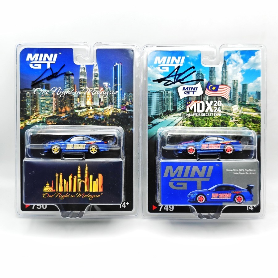 MINI GT 749 & 750 - Nissan Silvia S15 Malaysia DIecast Expo - One Night in Malaysia 2024 ...
