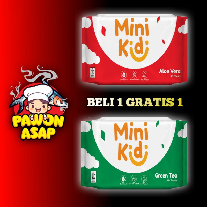 Mini Kidi Wipes Buy 1 Get 1 Free | Shopee Malaysia