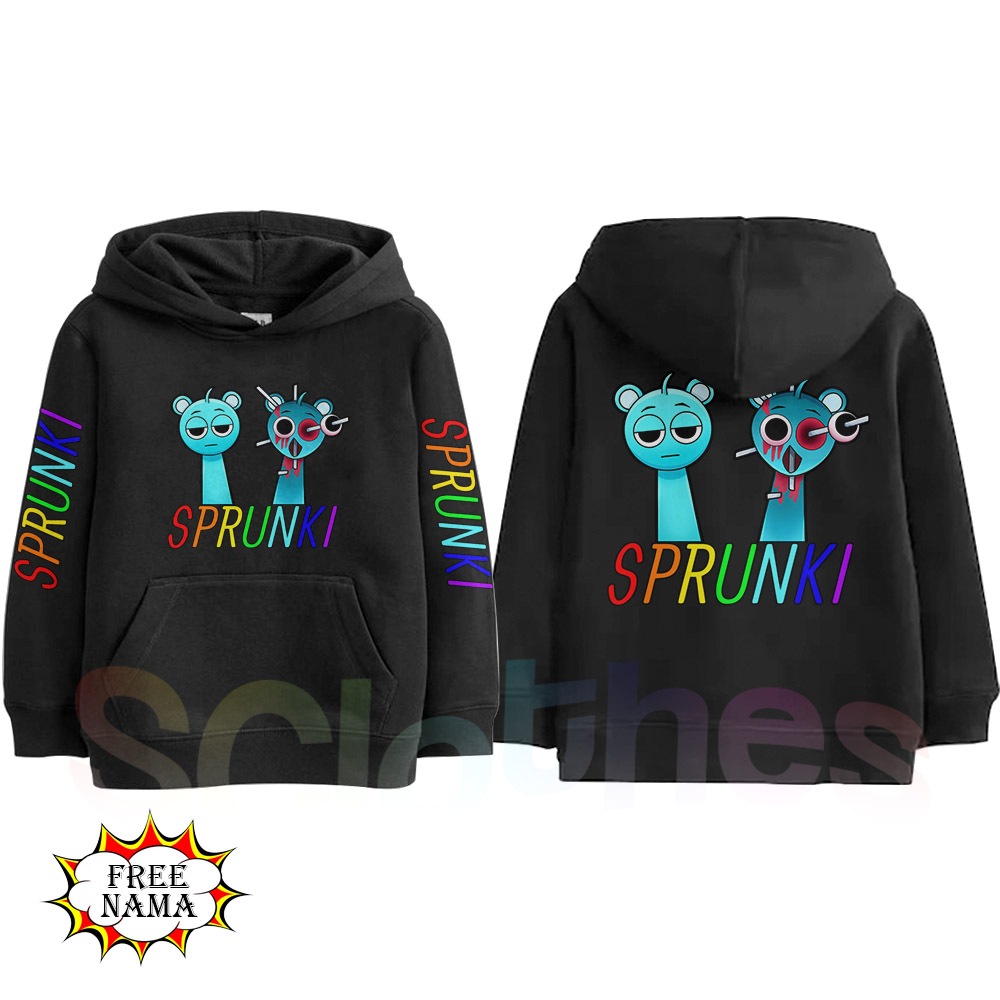 Sky Horror Version Children's Jacket Hoodie from SPRUNKI INCREDIBOX ...