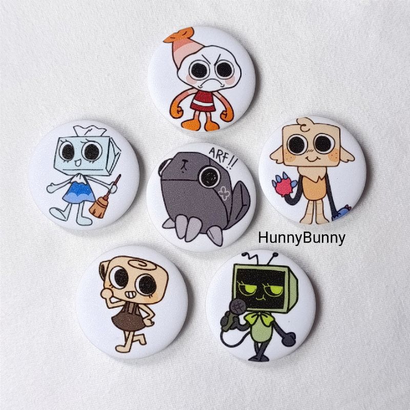 [NEW]dandys world goob shrimpo pebble pin fan merch | Shopee Malaysia