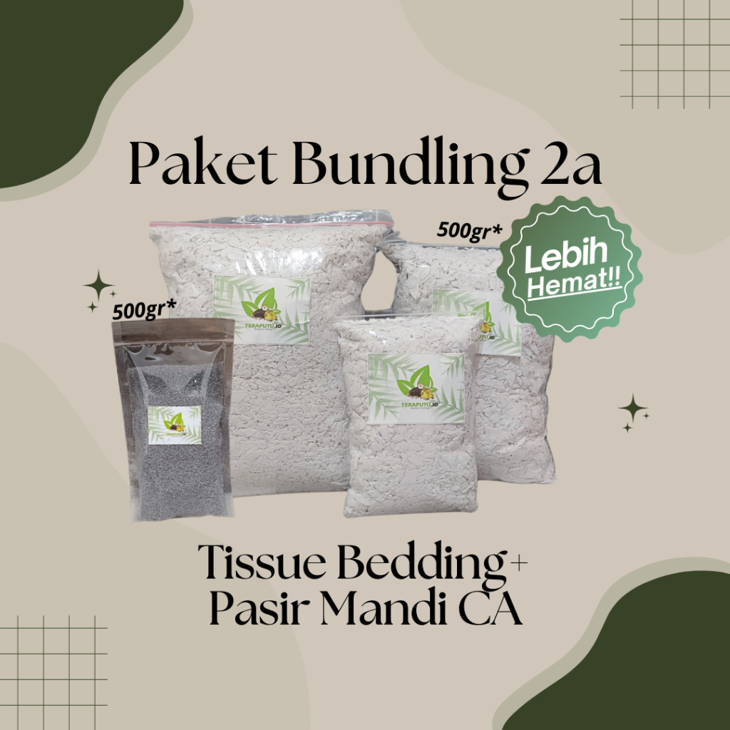 Bundling Package 2a and 2b (Bedding Tissue and Hamster Bath Sand ...