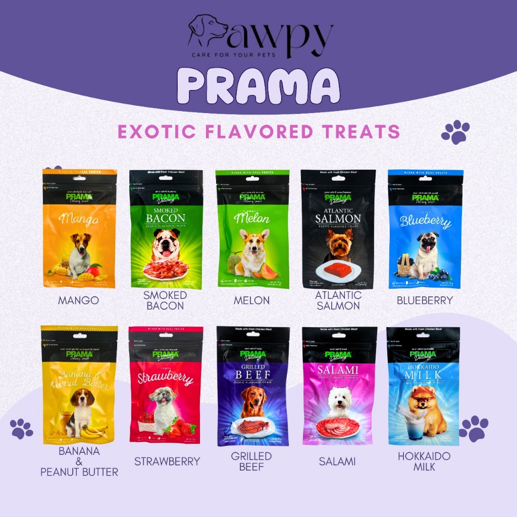 [PAWPY] Dog Snacks / Dog Treats Prama Delicacy Meat Variant 70gr ...