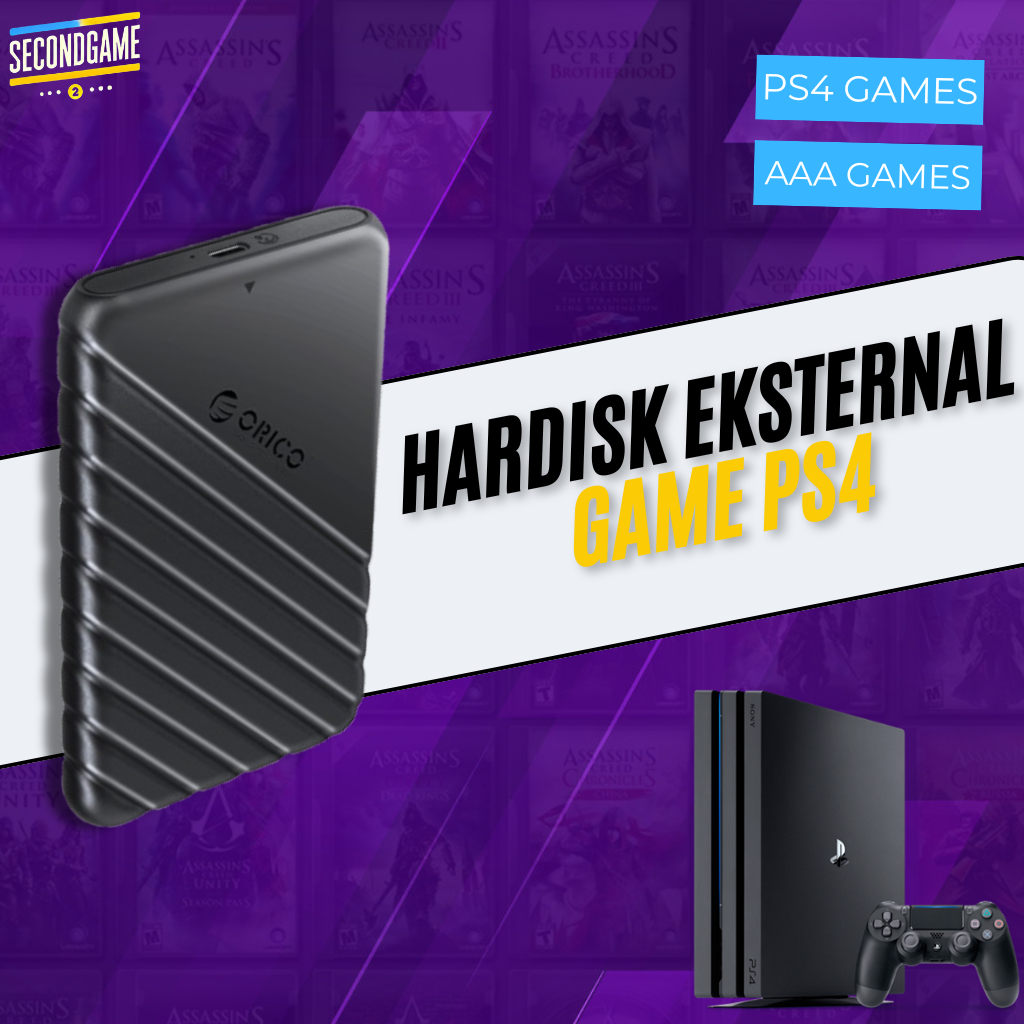 PS4 GAME EXTERNAL HARD DISK 500GB 1TB 2TB | PS4 EXTERNAL HDD | Shopee ...