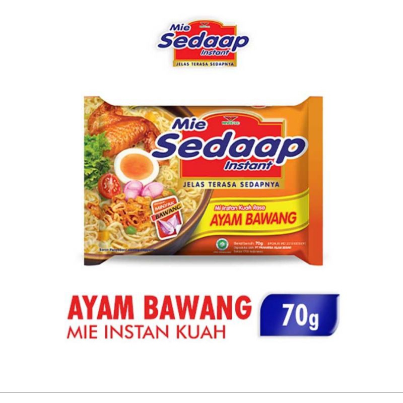 Sedaap Chicken Onion Instant Noodles 70 g | Shopee Malaysia