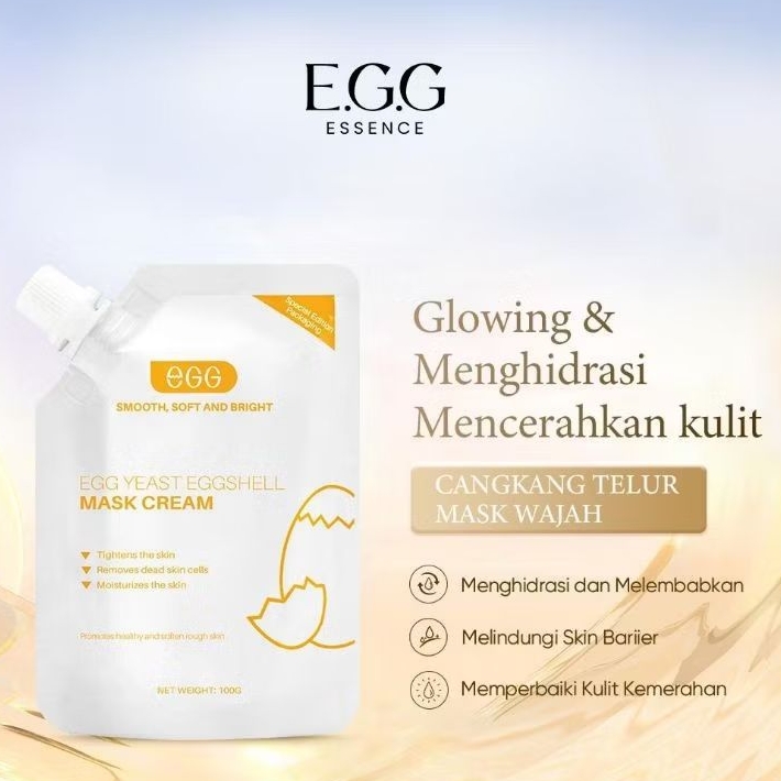Egg Essence Mask Cream Yast EGG EGG Shell Mask | Shopee Malaysia