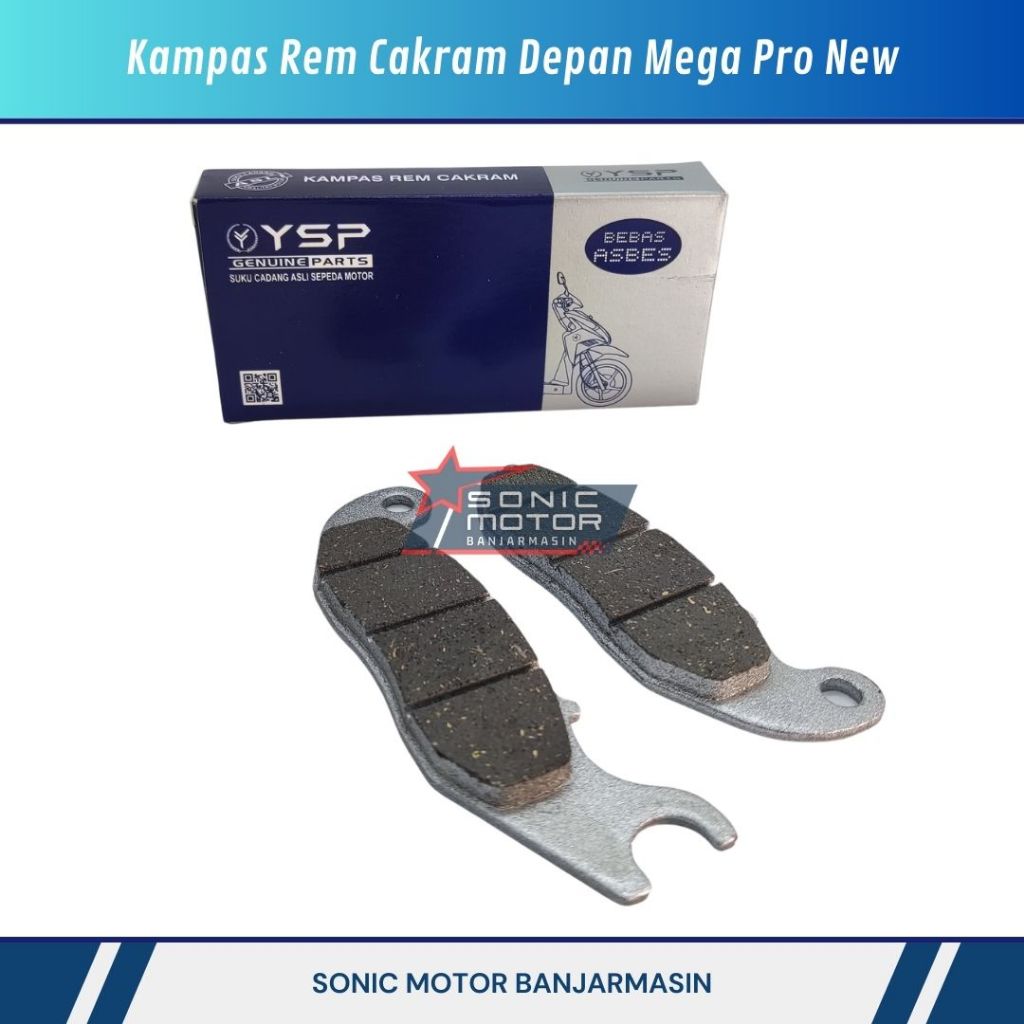 Ysp FRONT DISC BRAKE CAMP DISCPAD MEGA PRO NEW TIGER KPP ORIGINAL FCC ...